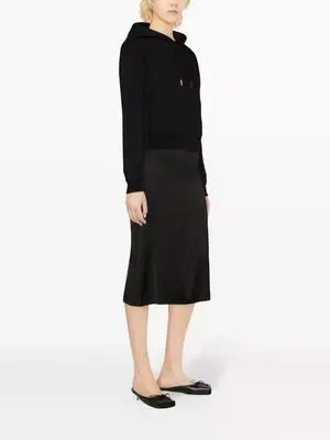 Jacquemus Grosgrain Logo Hoodie - Black