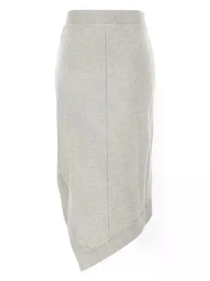 Attico Mélange-effect Midi Skirt