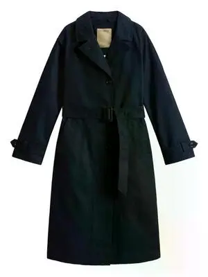 Woolrich Cotton Trench Coat - Blue