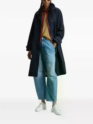 Woolrich Cotton Trench Coat - Blue