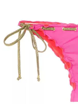AMIR SLAMA Stitching Details Bikini Set