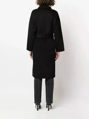 ANINE BING Belted Double-breasted Coat