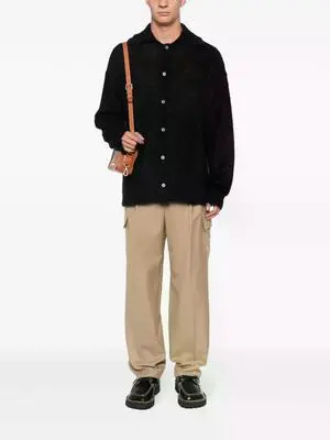 BONSAI Logo-patch Buttoned Cardigan