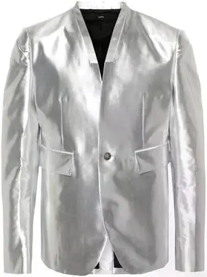 SAPIO Single-breasted Blazer - Silver