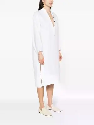 Khaite Brom Shift Midi Dress