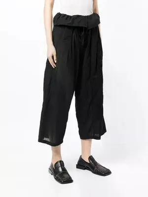 Y’s Cropped Paperbag-waist Culottes