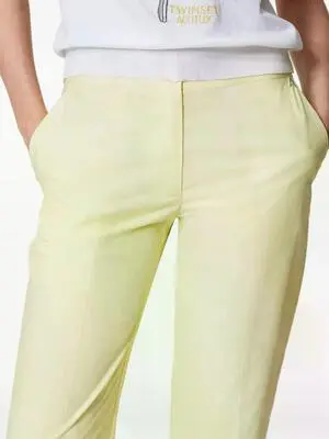 TWINSET Cotton Woven Trousers