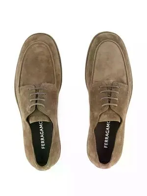 FERRAGAMO Suede Derby Shoes