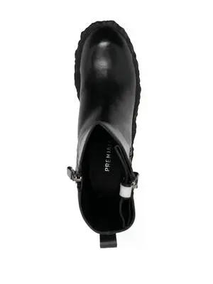 Premiata 110mm Zip-up Chunky Leather Boots