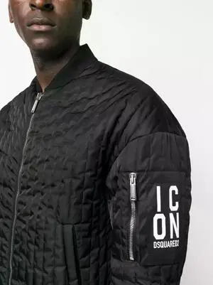 Dsquared2 Logo-patch Bomber Jacket