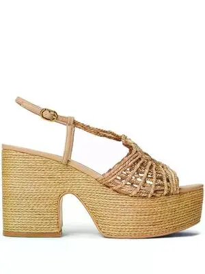 TWINSET 100mm Woven Espadrilles