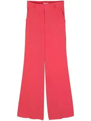 Alberto Biani Flared Tailored Trousers - Pink