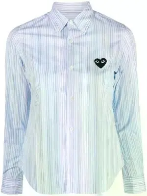 Play Comme Des Garcon Classic Striped Shirt