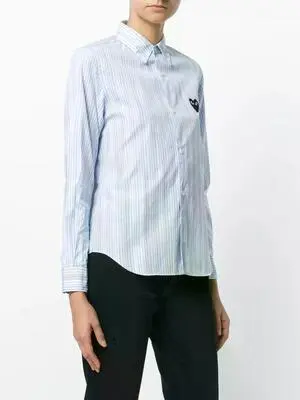 Play Comme Des Garcon Classic Striped Shirt