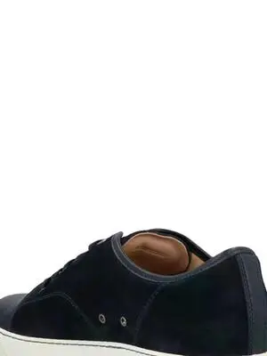 LANVIN Suede Lace-up Sneakers - Blue