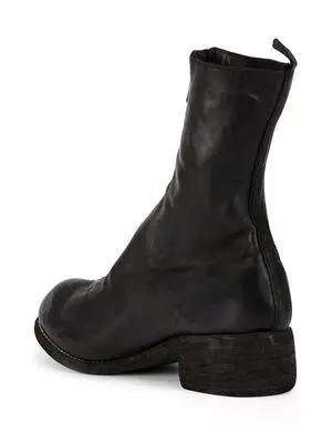 Guidi Front Zip Ankle Boots