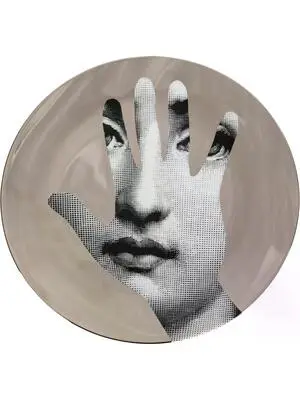 FORNASETTI Hand T&v Wall Plate - Grey