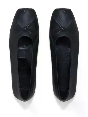 Marni Leather Ballerina Shoes - Black