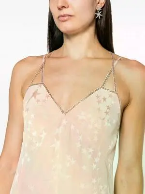 Zadig&Voltaire Rohal Star-jacquard Silk Dress