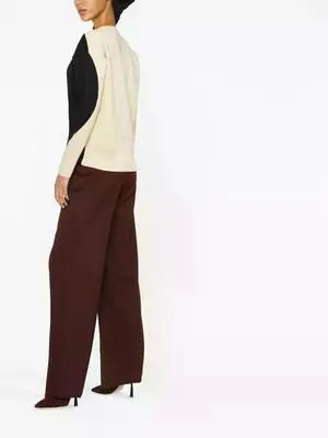 Tory Burch Two-tone Crew-neck Jumper