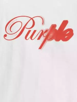 PURPLE BRAND Blurred Script T-shirt