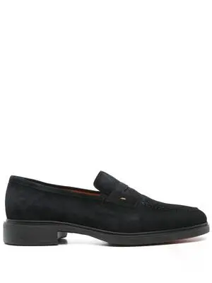 Santoni Suede Loafers