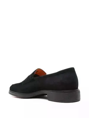 Santoni Suede Loafers
