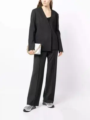 Goen.j Twill Straight-leg Trousers