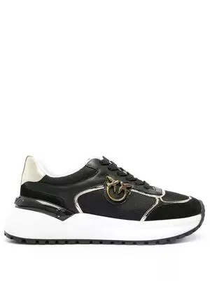 Pinko Love Birds Leather Sneakers