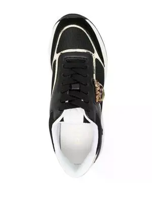 Pinko Love Birds Leather Sneakers