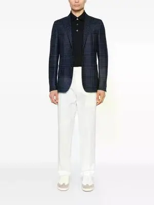 Zegna Cotton Polo Shirt - Blue