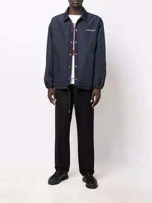 Khrisjoy Logo-printed Shirt Jacket - Blue