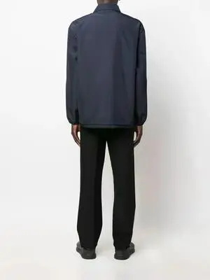 Khrisjoy Logo-printed Shirt Jacket - Blue