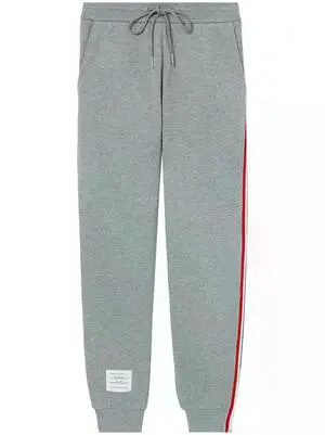 Thom Browne Classic Cotton Track Pants With Rwb Stripe