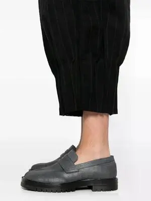 CHIAHUNG SU Striped Pleated Trousers