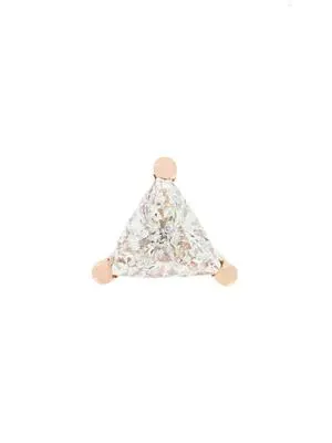 Delfina Delettrez 18kt Gold Dots Solitaire Diamond Stud Earring