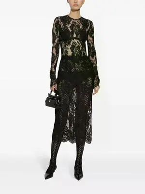 Dolce & Gabbana Lace Midi Dress