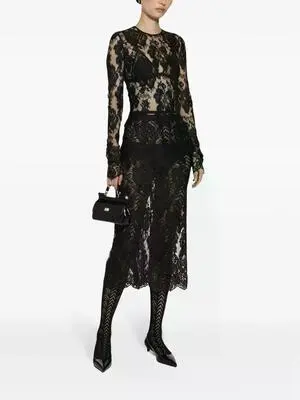 Dolce & Gabbana Lace Midi Dress