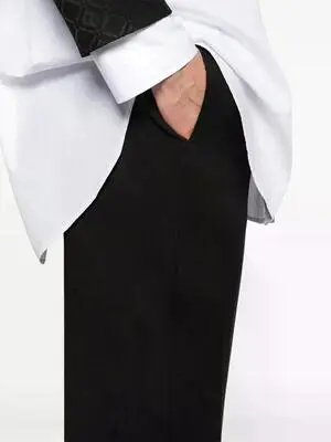 MARINE SERRE Pleated Twill Trousers