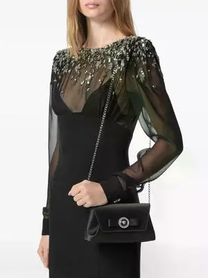 Versace Ribbon Crystal-embellished Clutch Bag
