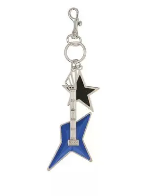 Versace Charm-detail Keyring - Silver
