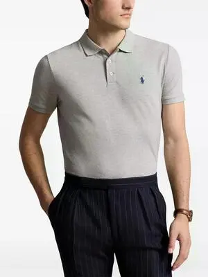 Polo Ralph Lauren Polo Shirt With Embroidered Pony - Grey