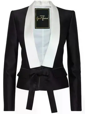 Dsquared2 Bow-detailed Cotton Jacket