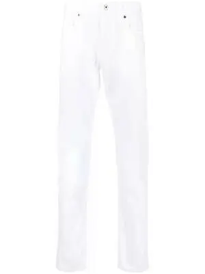 14BROS Logo-patch Straight-leg Jeans