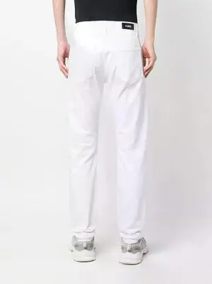 14BROS Logo-patch Straight-leg Jeans