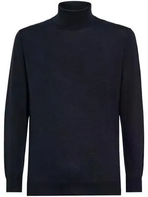 Boggi Milano Merino-wool Roll-neck Sweater