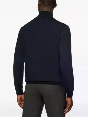 Boggi Milano Merino-wool Roll-neck Sweater