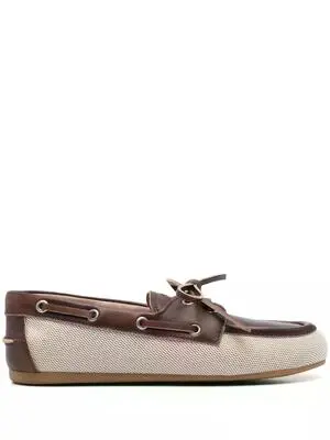 Miu Miu Canvas Loafers