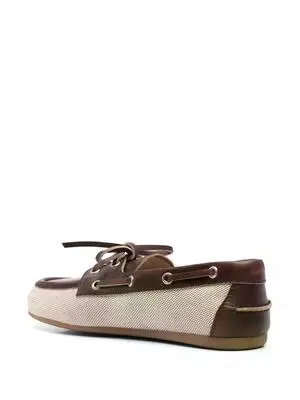 Miu Miu Canvas Loafers