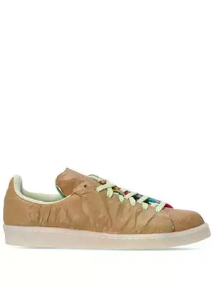 Adidas Campus 80 Crop Leather Sneakers - Brown